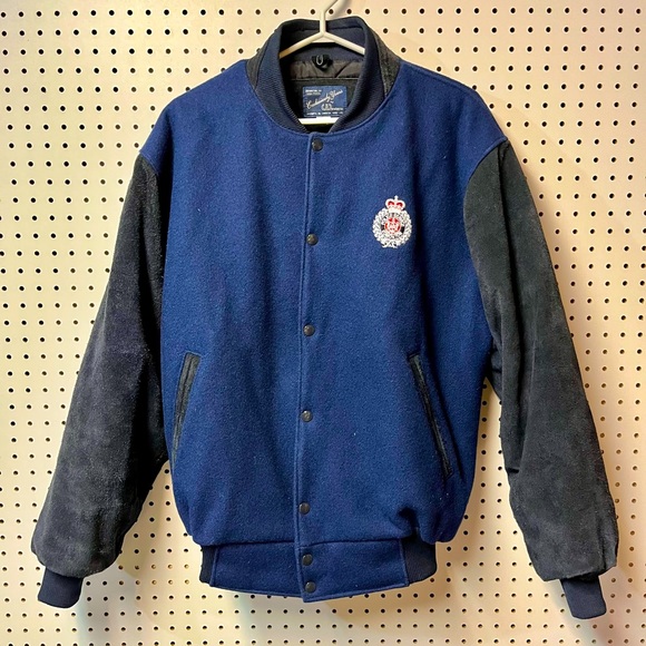Vintage | Jackets & Coats | Vintage Edmonton Police Services Bomber ...